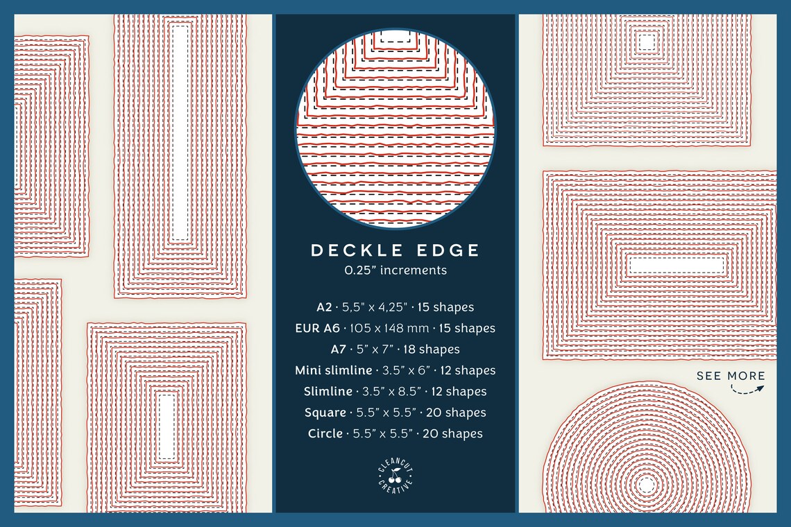 Stitched Nesting Shapes V3 Fancy Edges | Card Making Paper Crafts ...