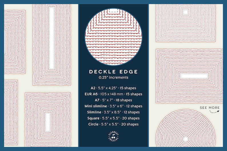 Stitched Nesting Shapes V3 Fancy Edges | Card Making Paper Crafts ...