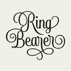 SVG Ring Bearer Svg Bridal Party Bridal Shower Svg Ringbearer Page Boy ...