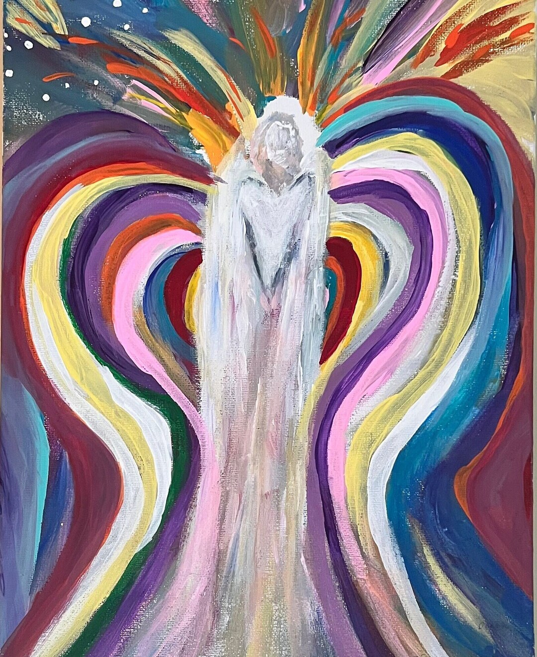 Original Acrylic Rays of Light 2 - Etsy