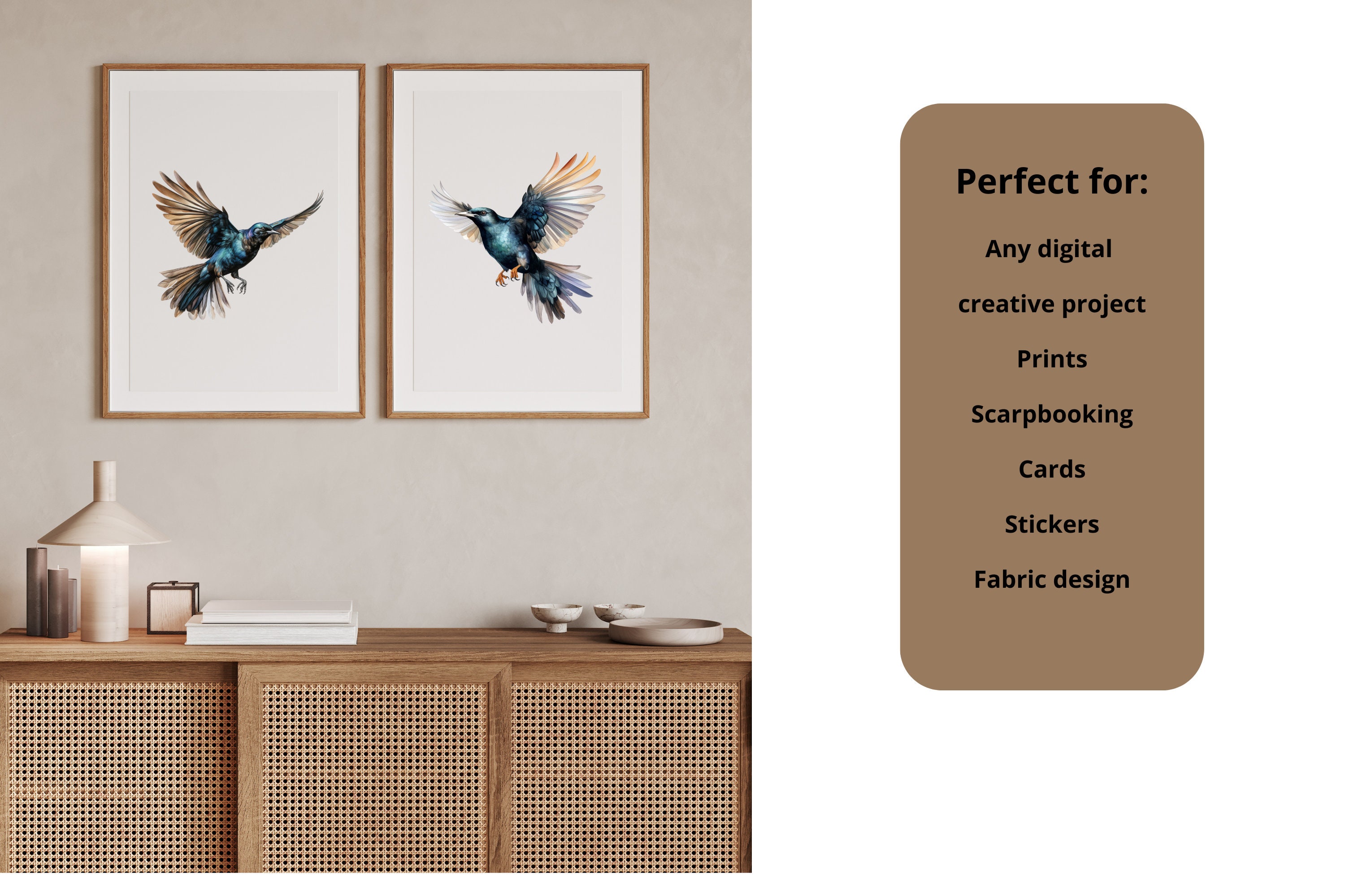 Watercolor Flying Birds Clip Art, Pretty Bird Printable, Goldfinch ...