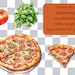 Watercolor Italian Food Clip Art, Printable Pizza Graphics, Pasta ...