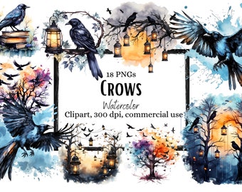 Raven SVG Crow Black Bird Halloween Animal Silhouette - Etsy