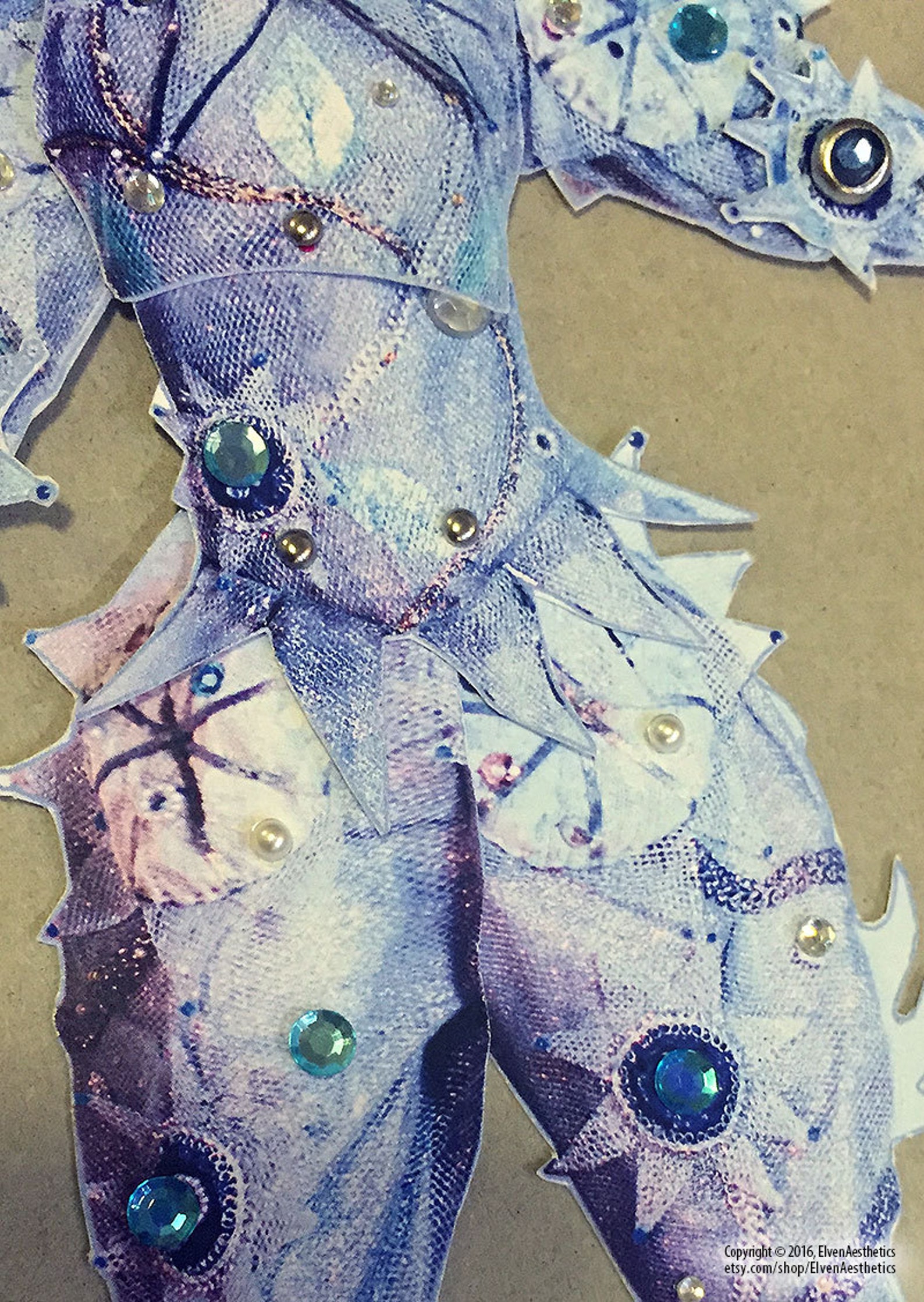 David Bowie Blue Pierrot Articulated Paper Doll Puppet Kit - Etsy