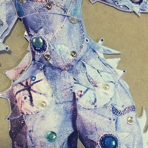 David Bowie Blue Pierrot Articulated Paper Doll Puppet Kit - Etsy