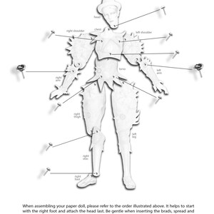 David Bowie Blue Pierrot Articulated Paper Doll Puppet Kit - Etsy
