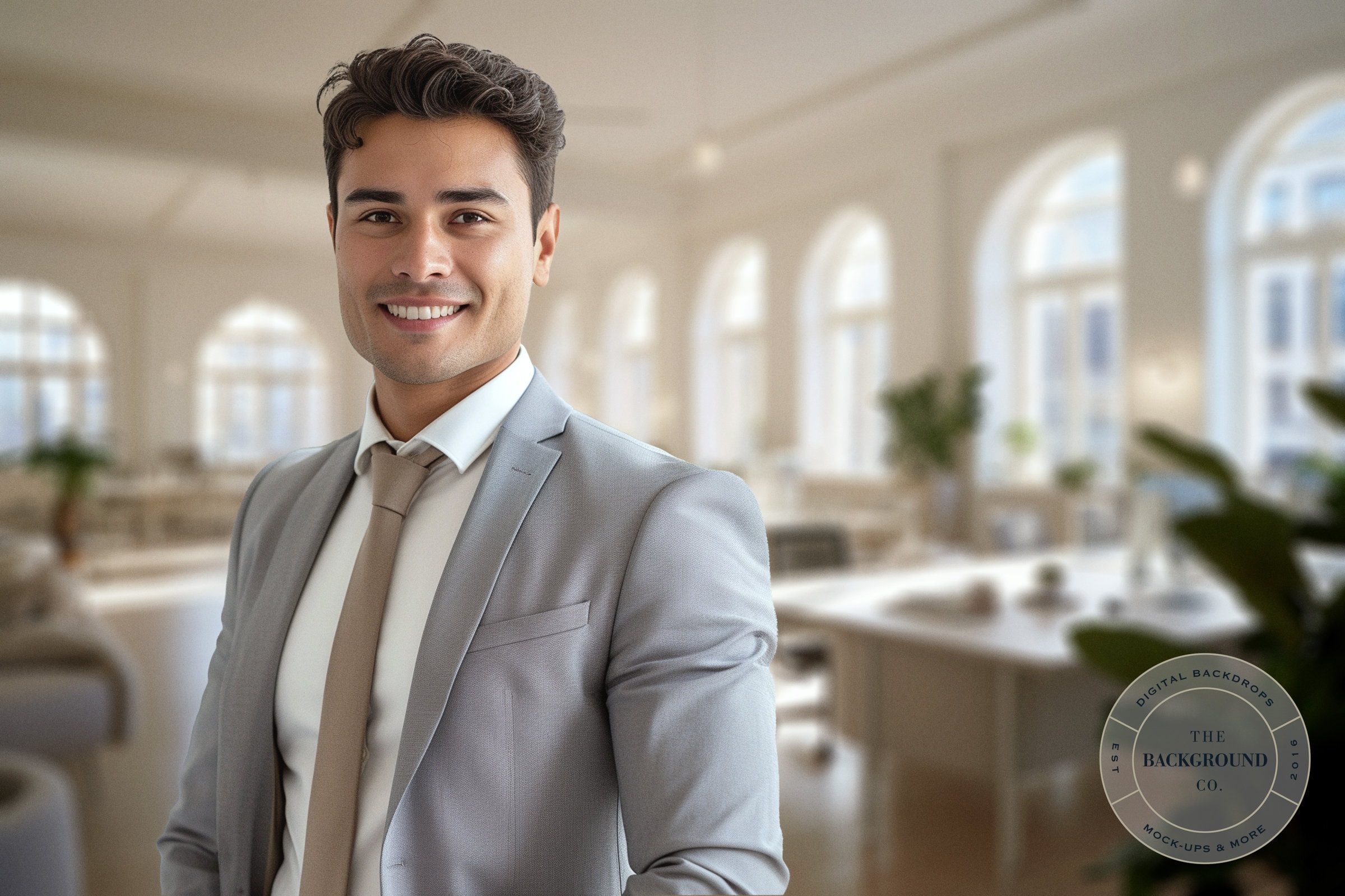 Soft Focus Bright Office 4 Corporate Headshot Blurry Backgrounds ...