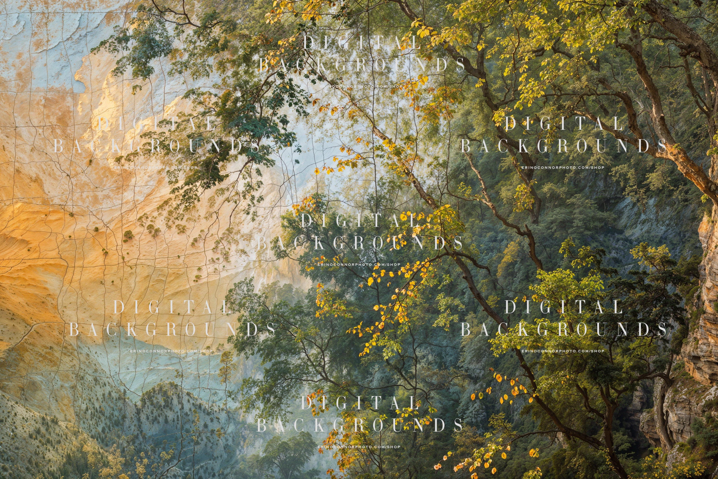 Vintage Old Masters Landscape Painting Digital Backgrounds | Fine Art ...