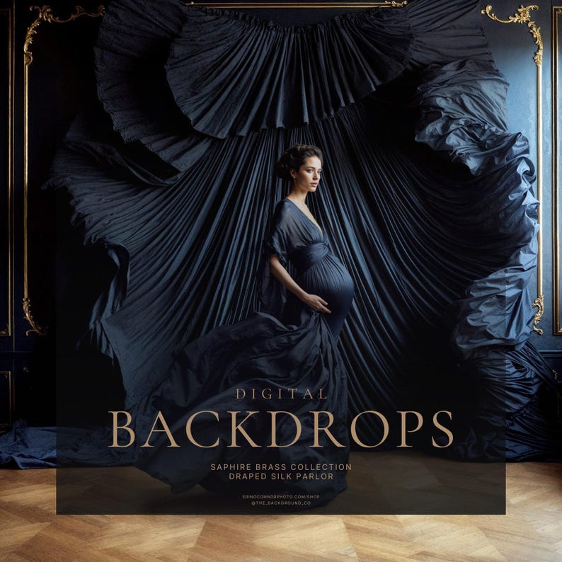 Silk Drapery Digital Backgrounds | Ornate Vintage Baroque Rooms ...