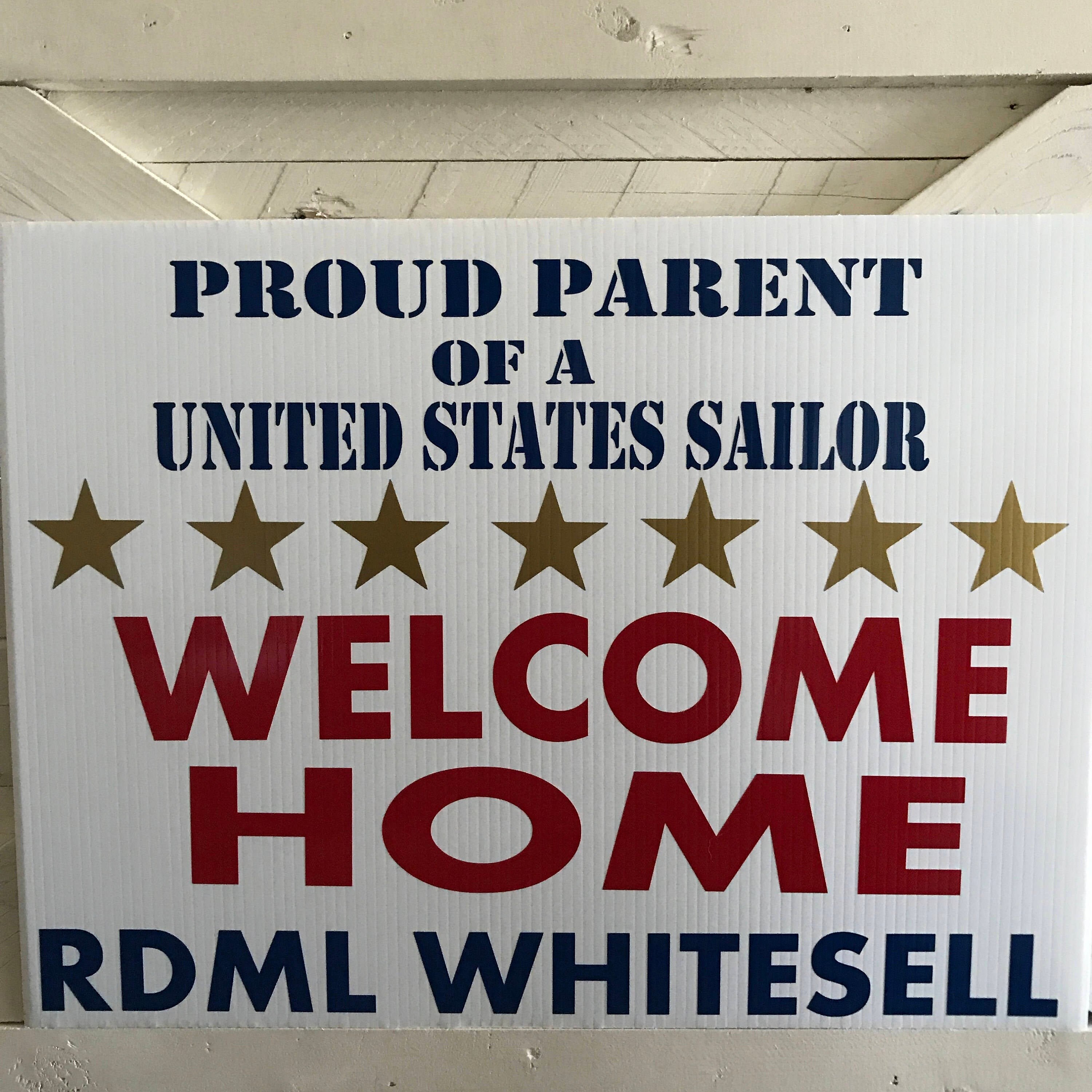Military Sign Welcome Home Sign Military Home Coming | Etsy
