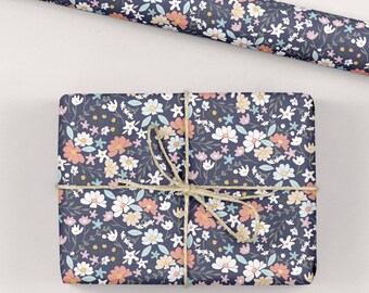 Floral Gift Wrap | Etsy