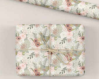Floral Gift Wrap | Etsy