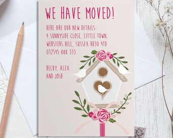 Weve moved cards | Etsy