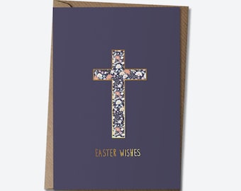Cross Easter Card | Etsy