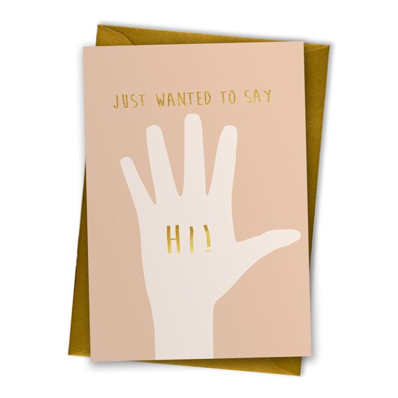 Blank Cards Just A Note To Say Hi Card Paper & Party Supplies Paper ...