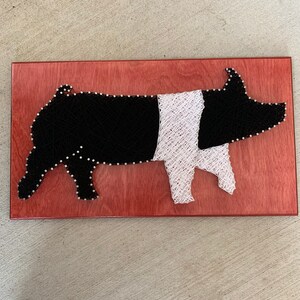 Custom Made to Order Pig String Art - Etsy