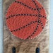 Custom Made to Order Basketball String Art Board With Single - Etsy