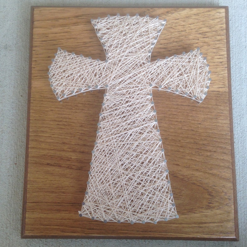 Made to Order String Art Cross | Etsy
