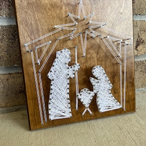 Custom Made to Order Nativity Scene Christmas String Art Board - Etsy
