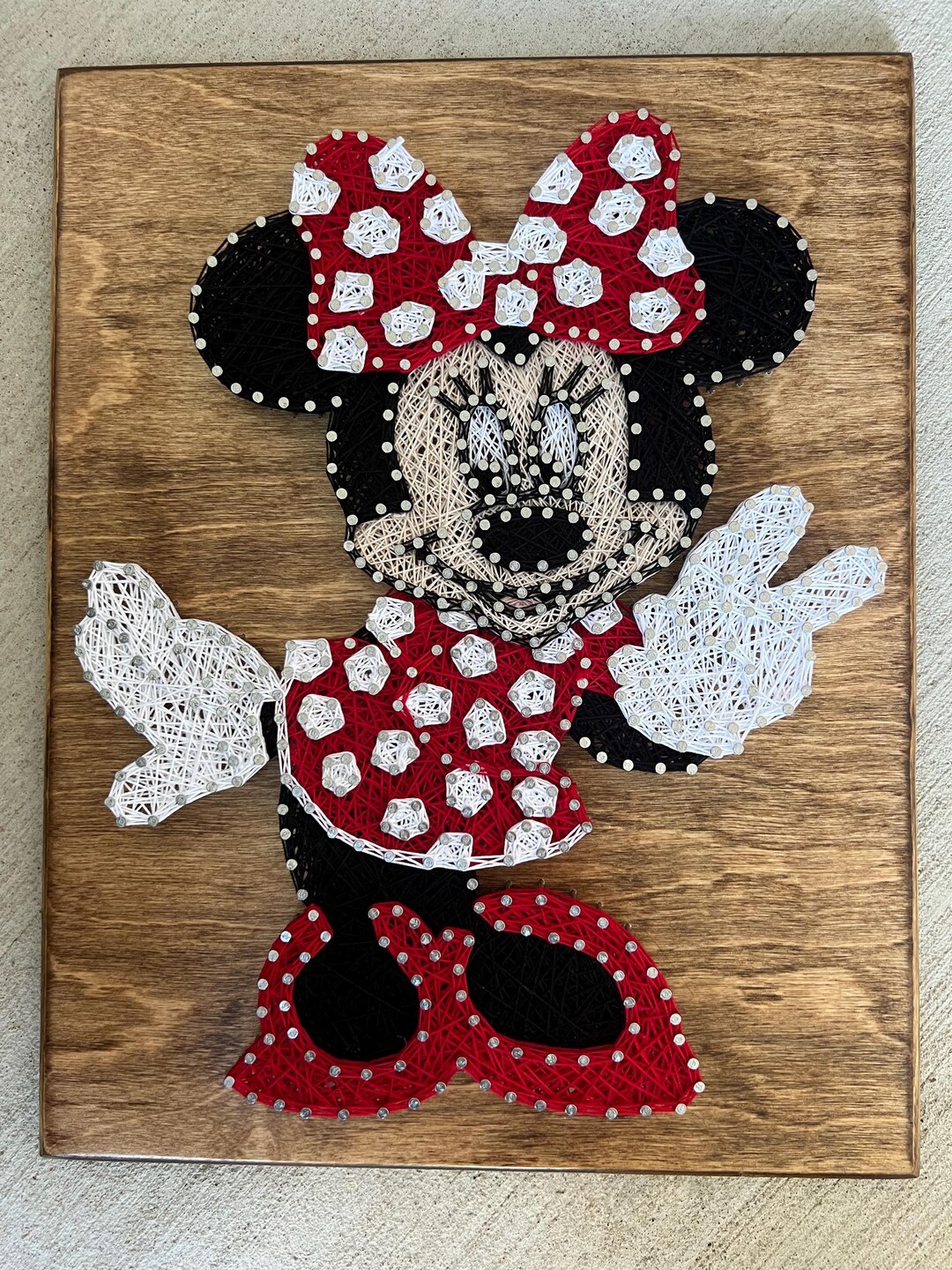 Custom Made to Order Disney Minnie Mouse String Art Board - Etsy