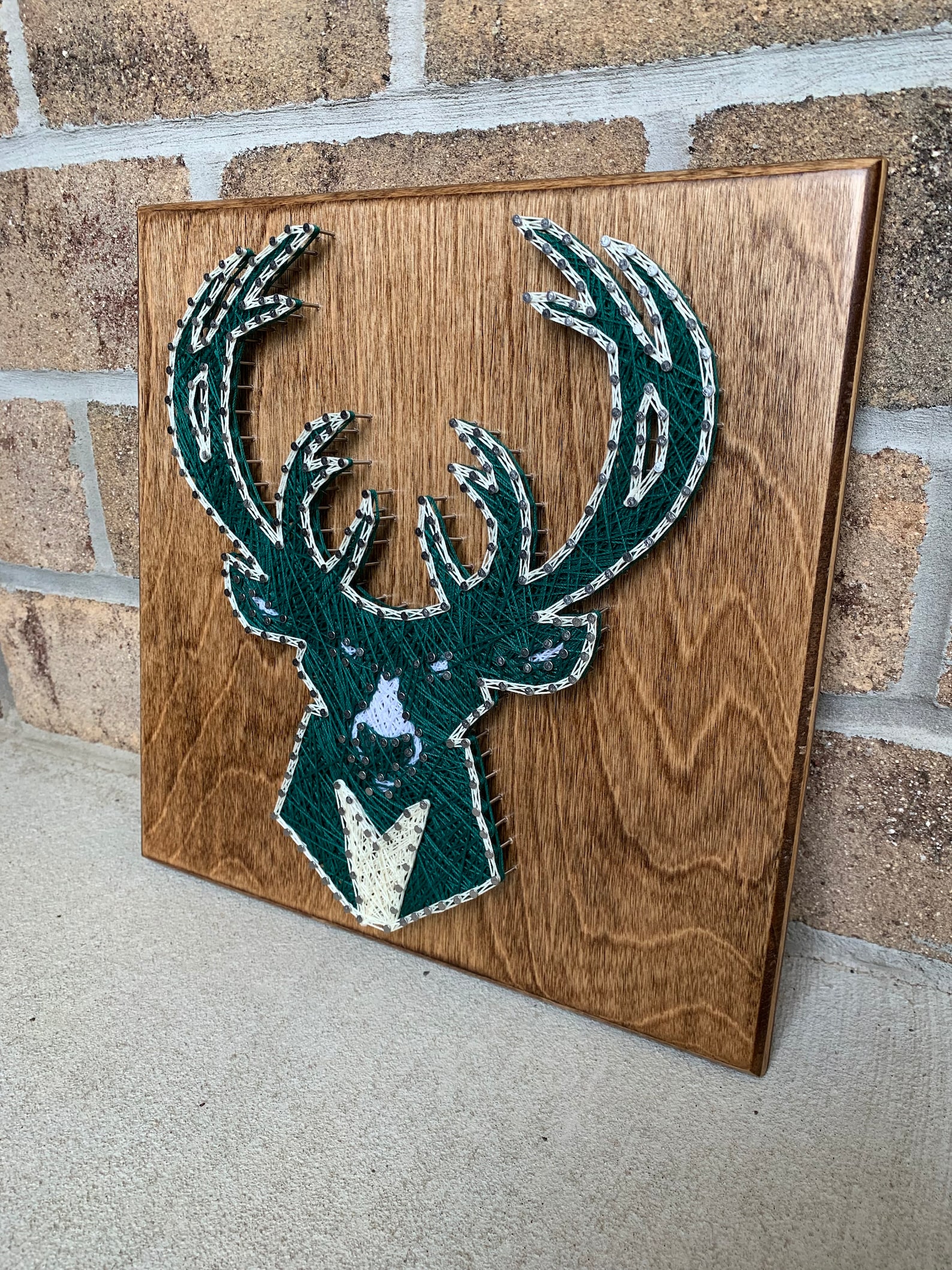 Custom Made to Order NBA Milwaukee Bucks String Art Board - Etsy UK