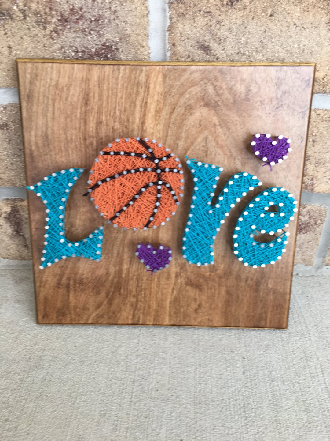 Made to Order Love Basketball String Art Board - Etsy