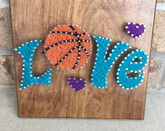 Custom Made to Order Volleyball String Art Board | Etsy