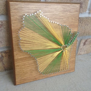 Custom Made to Order Wisconsin String Art - Etsy