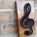 Custom Made to Order String Art Music Treble Clef - Etsy