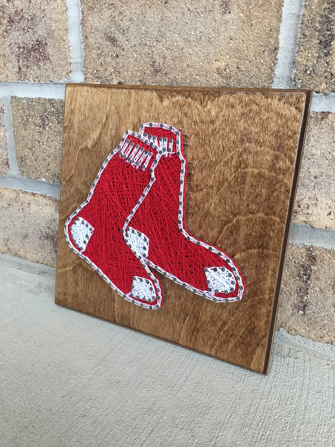 Custom Made to Order MLB Boston Red Sox's String Art - Etsy