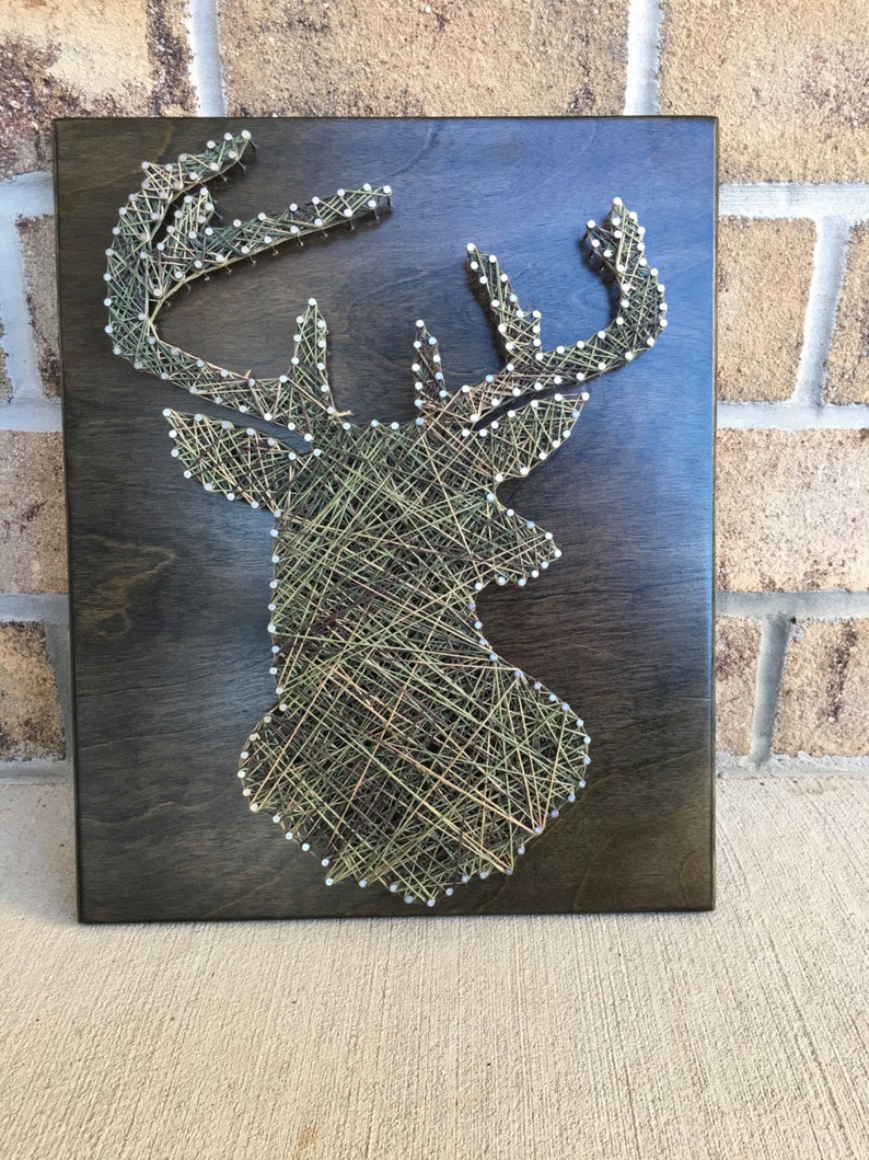 Custom Made to Order Buck Deer String Art - Etsy