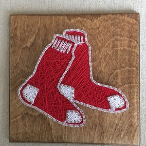 Custom Made to Order MLB Boston Red Sox's String Art - Etsy