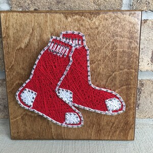 Custom Made to Order MLB Boston Red Sox's String Art - Etsy
