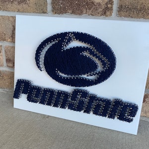 Custom Made to Order Penn State College University String Art Board - Etsy