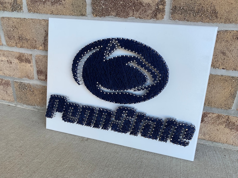 Custom Made to Order Penn State College University String Art Board - Etsy