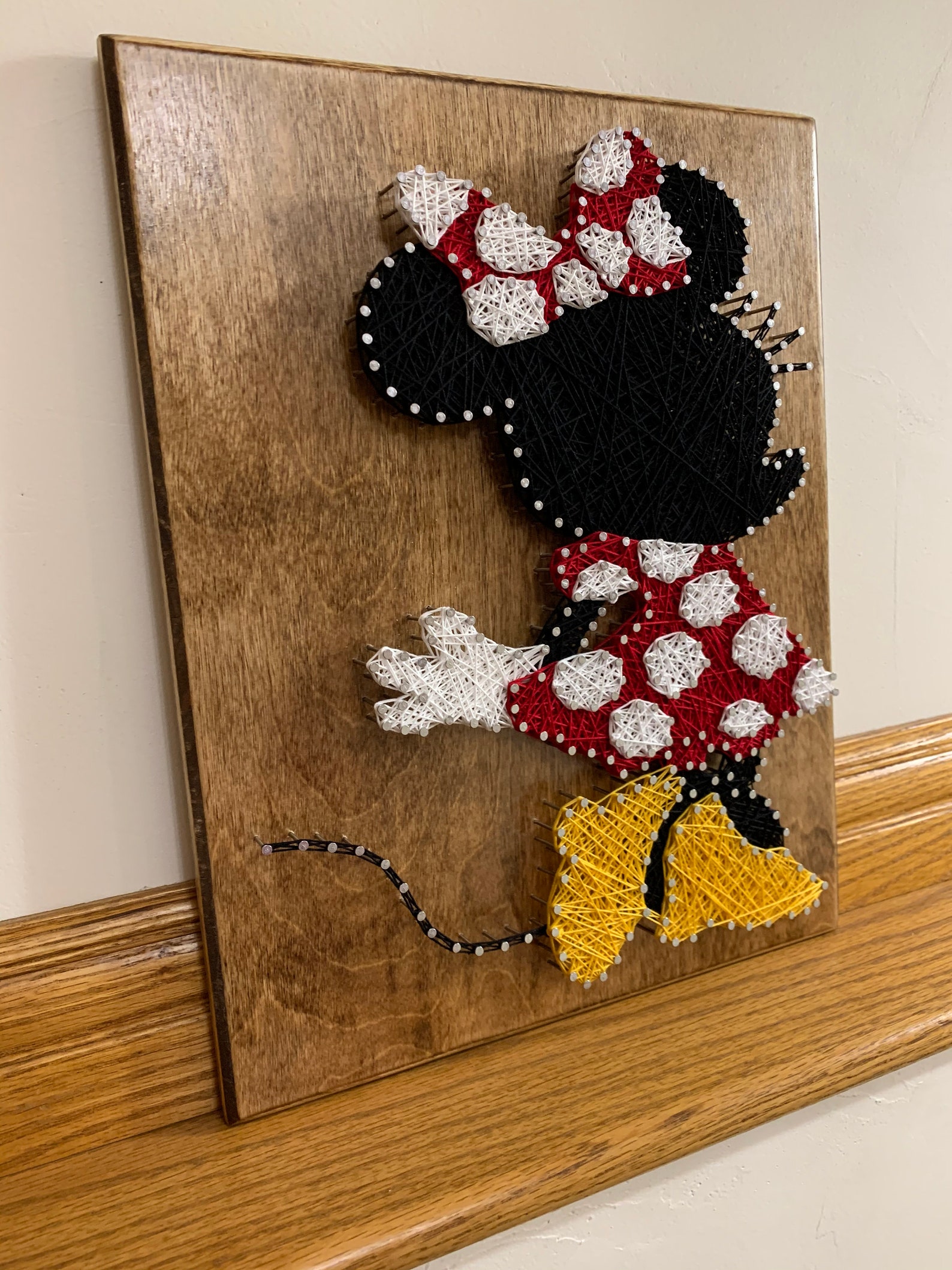 Custom Made to Order Minnie Mouse String Art Board - Etsy