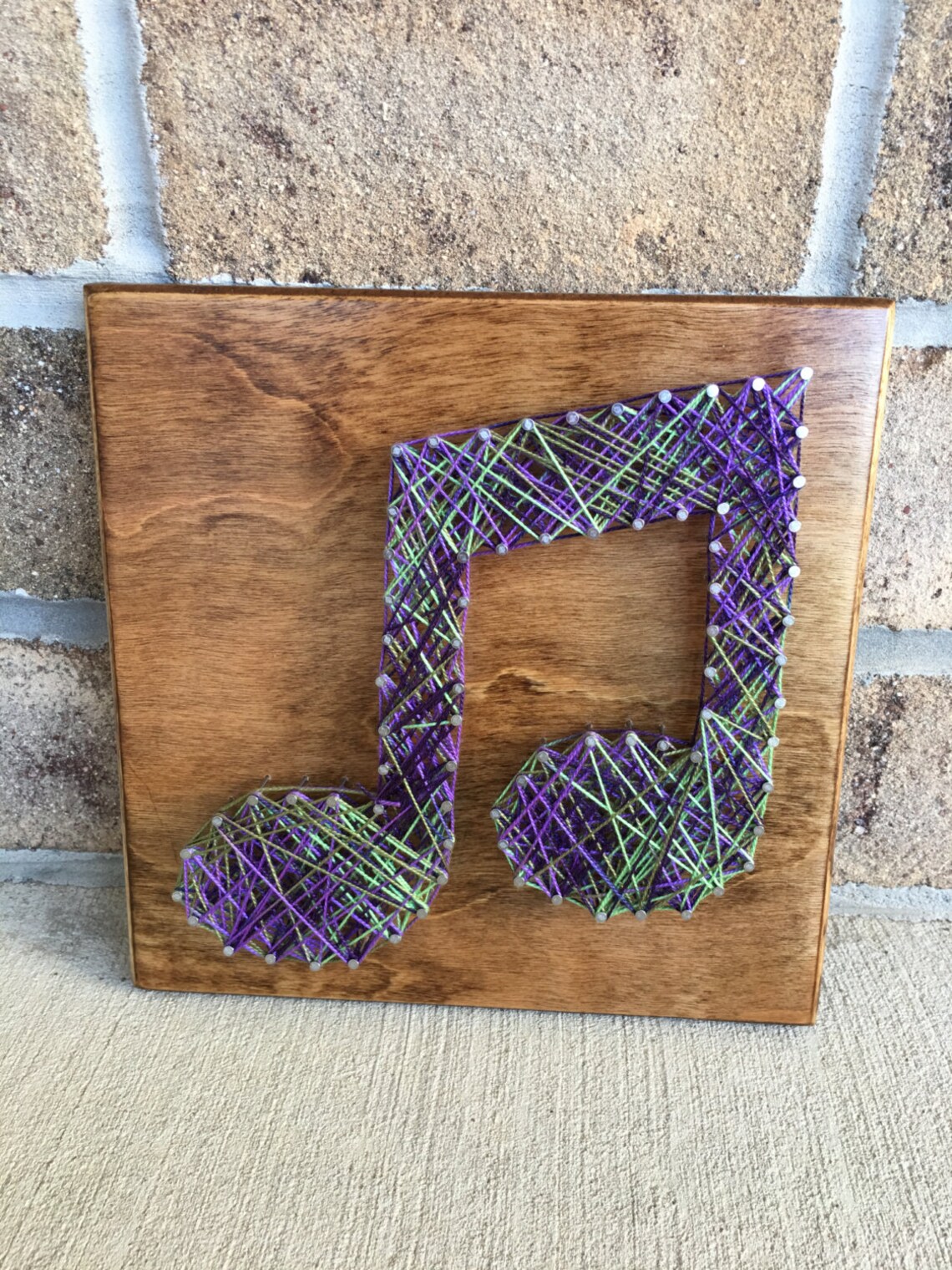 Custom Made to Order String Art Music Notes | Etsy