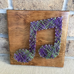 Custom Made to Order String Art Music Notes - Etsy