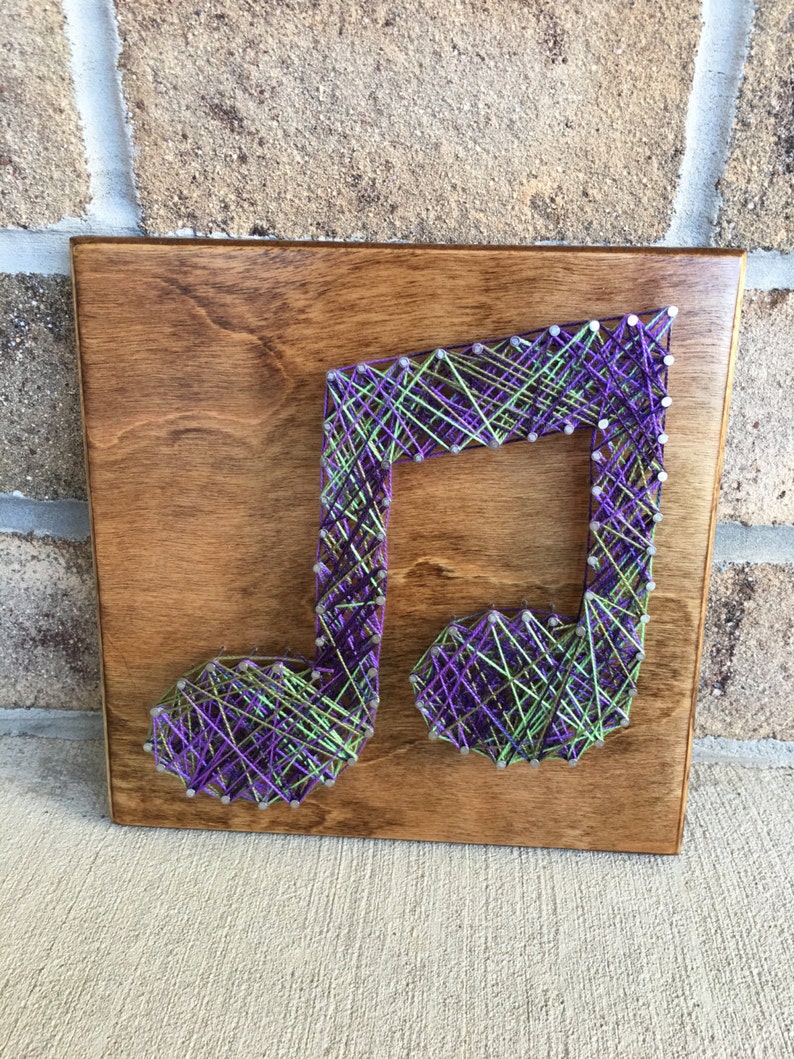 Custom Made to Order String Art Music Notes - Etsy