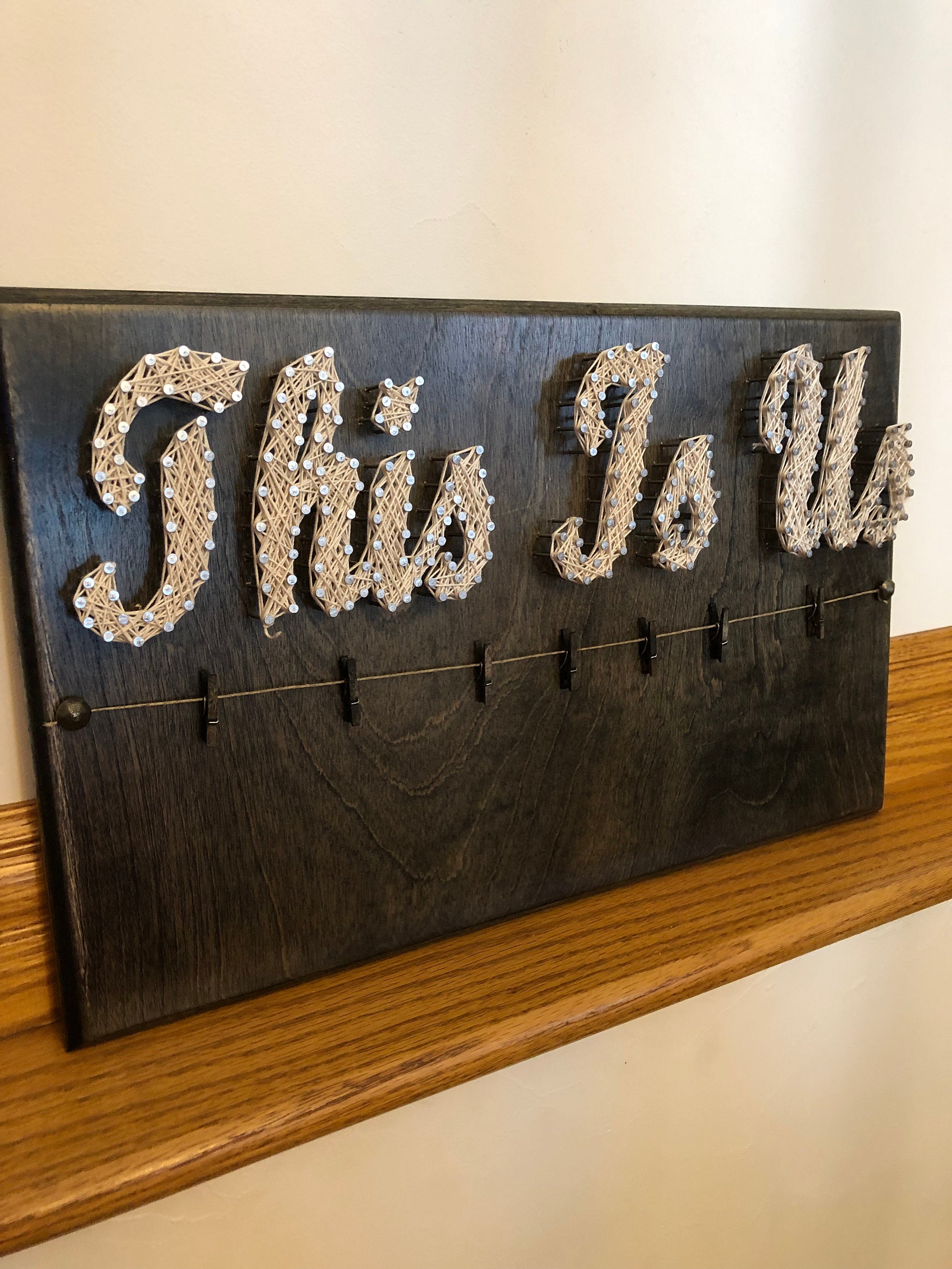 Custom Made to Order This is Us String Art Board With Picture | Etsy