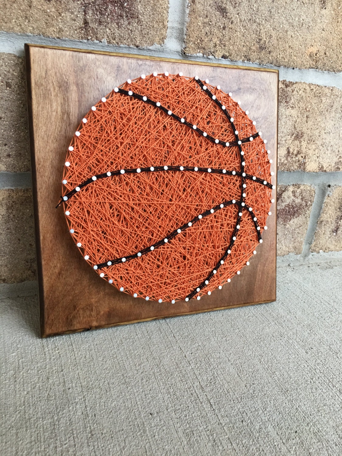 Custom Made to Order Basketball String Art - Etsy