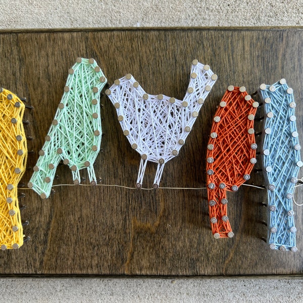 String Art Bird - Etsy