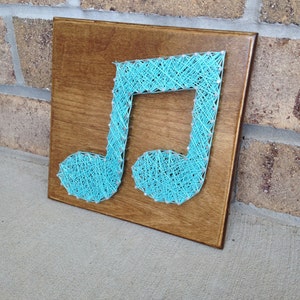 Custom Made to Order String Art Music Notes - Etsy