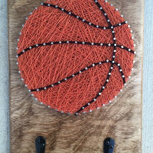 Custom Made to Order Basketball String Art Board With Single Hooks for ...