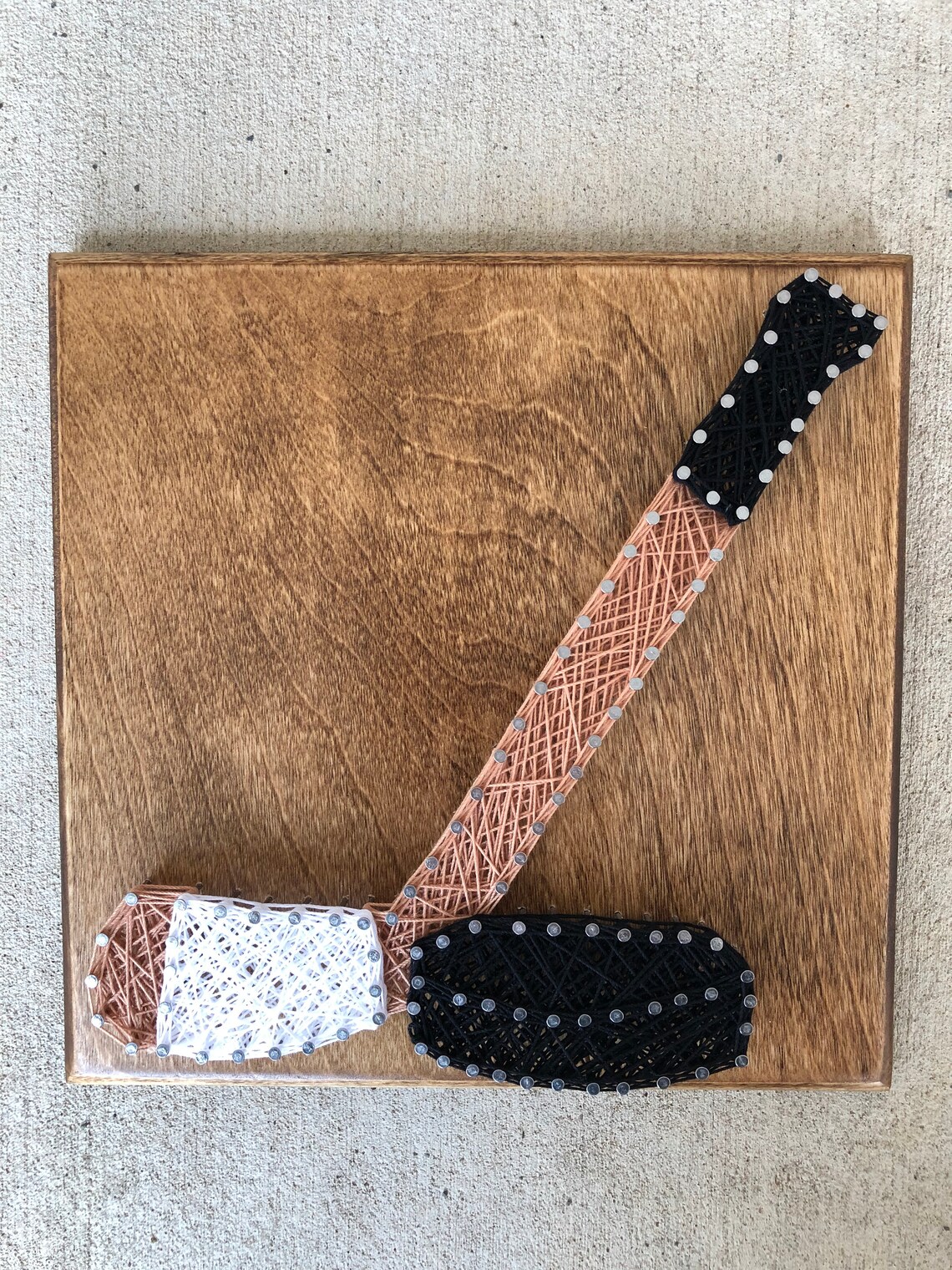 Custom Made to Order Hockey String Art Sports Board - Etsy