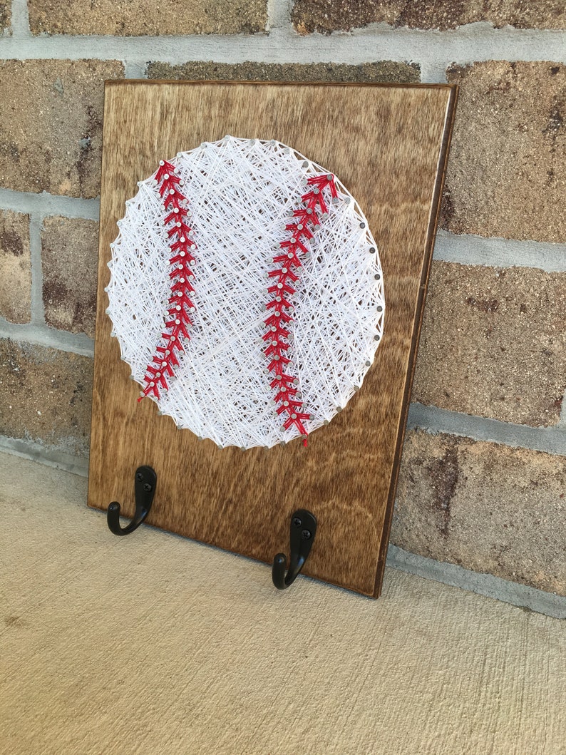 Custom Made to Order Baseball String Art Board With Single - Etsy