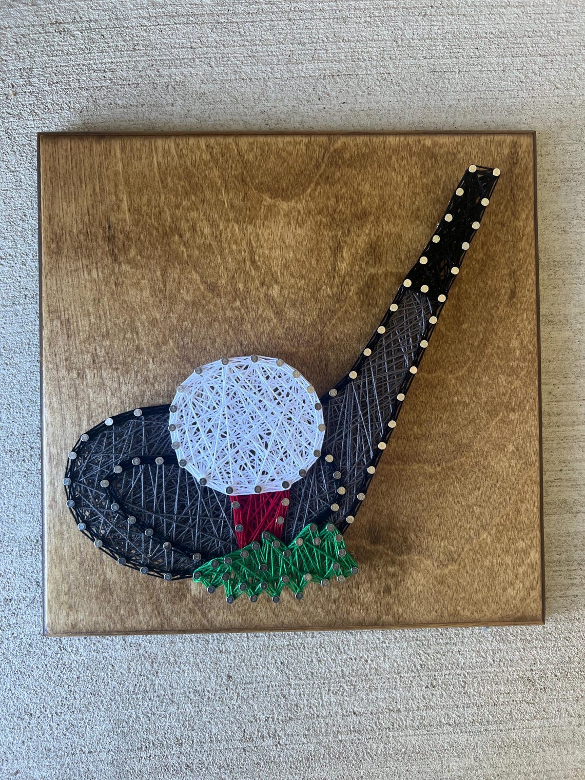Custom Made to Order Golf String Art - Etsy