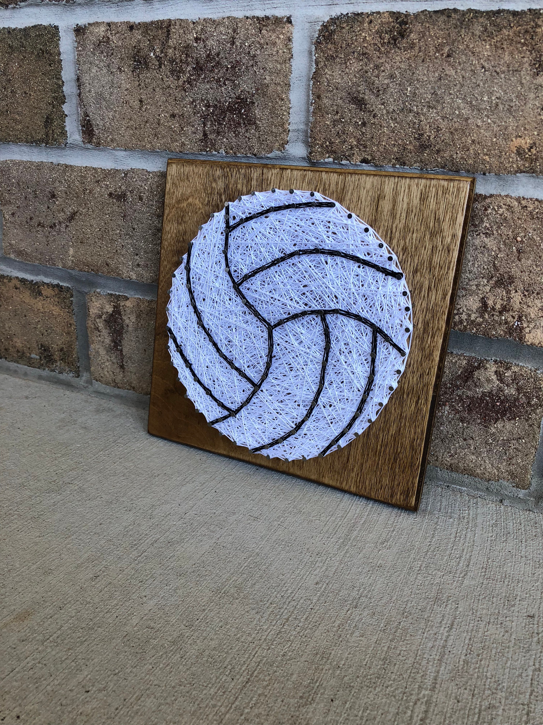 Custom Made to Order Volleyball String Art Board | Etsy