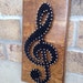 Custom Made to Order String Art Music Treble Clef - Etsy