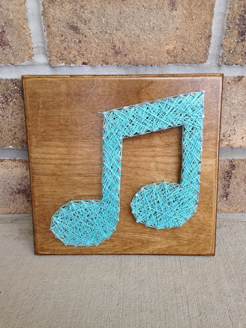 Custom Made to Order String Art Music Notes - Etsy